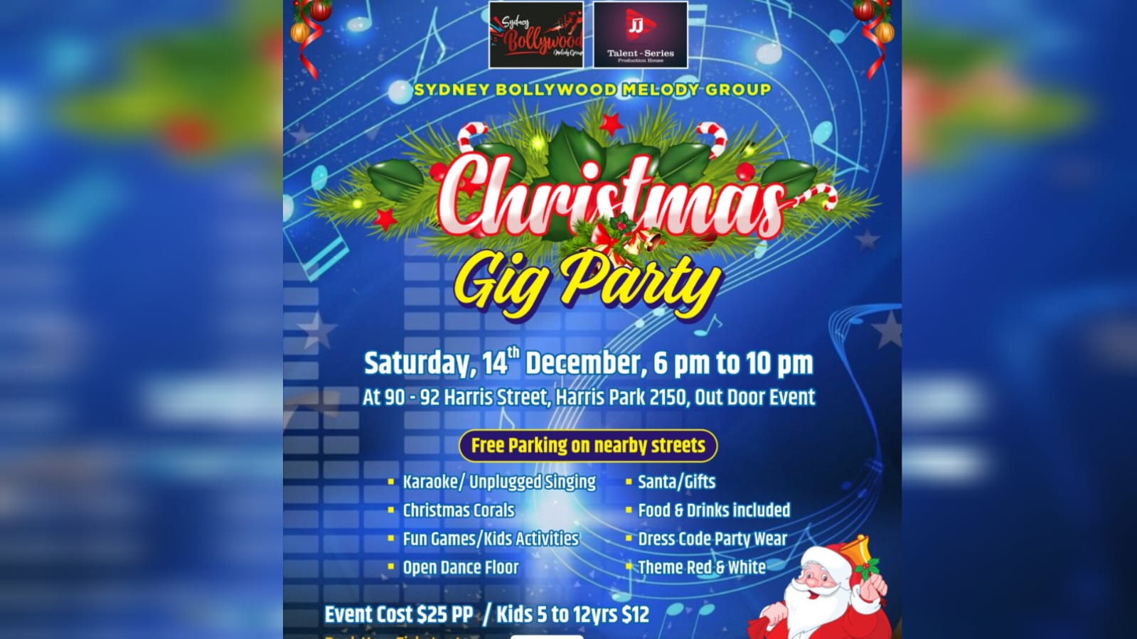Buy ticket for Christmas Gig Party | Best event in your city - Event Baba